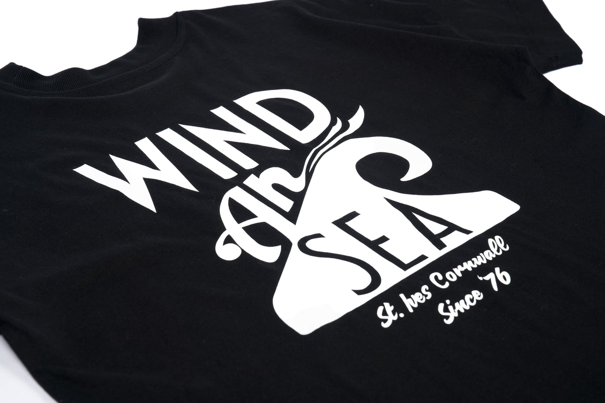 WindanSea Logo T-Shirt | Black – Married to the Sea Surf Shop